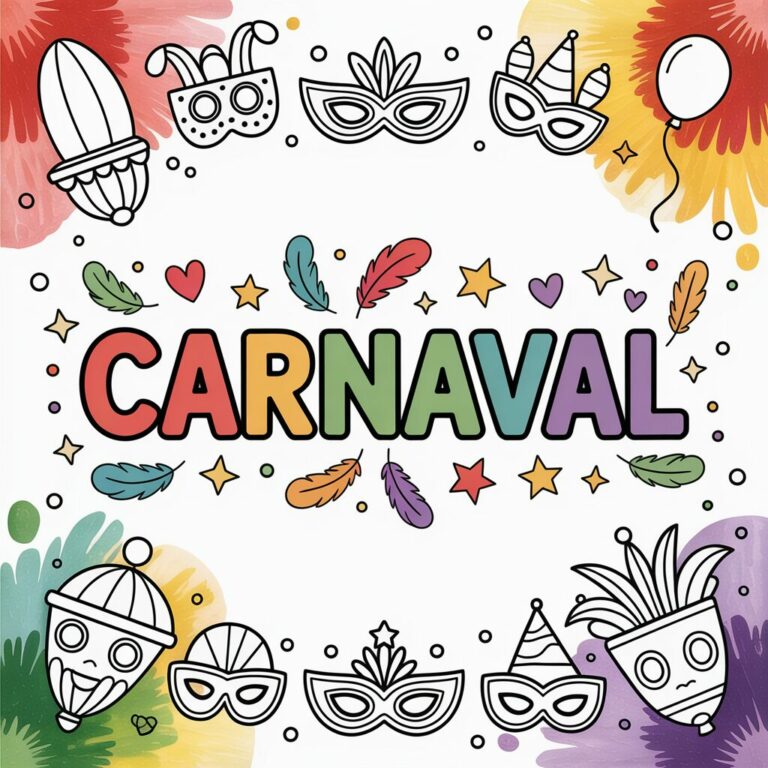 Free Carnival Coloring Pages – 35 Printable Sheets for Kids (PDF Download)