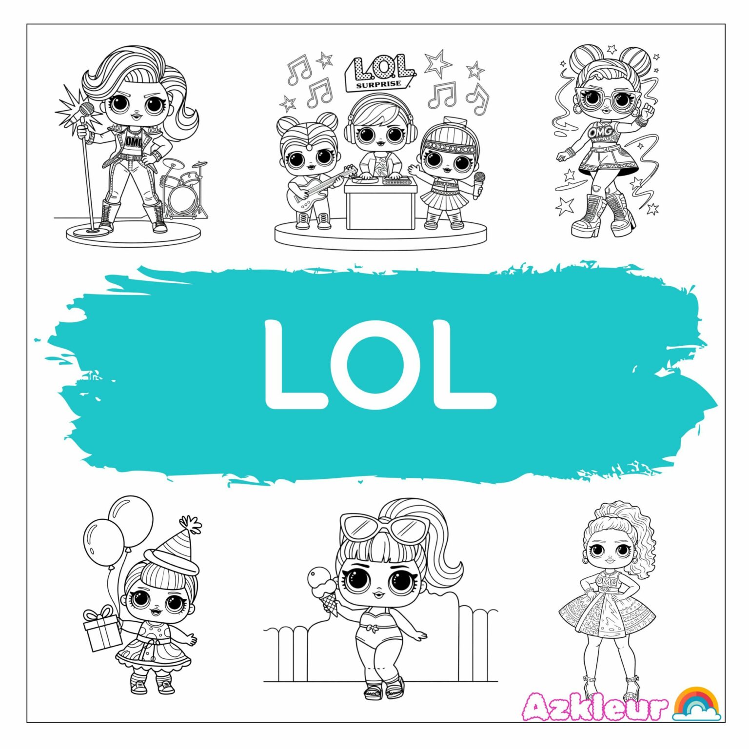 Free 23 printable lol-themed coloring pages for kids – download PDF