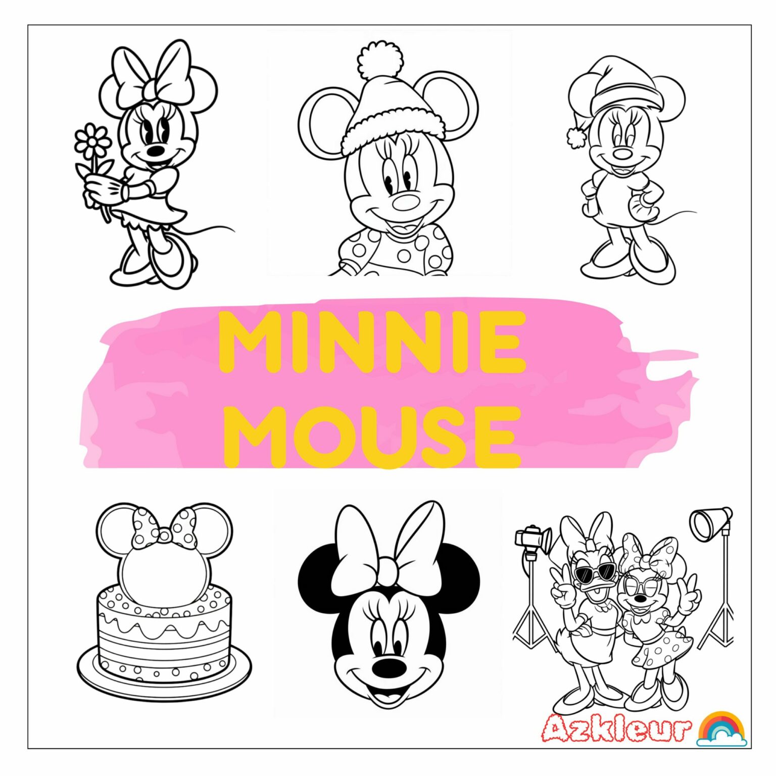 Free Minnie Mouse Coloring Pages - 21 Printable Coloring Pages for Kids ...
