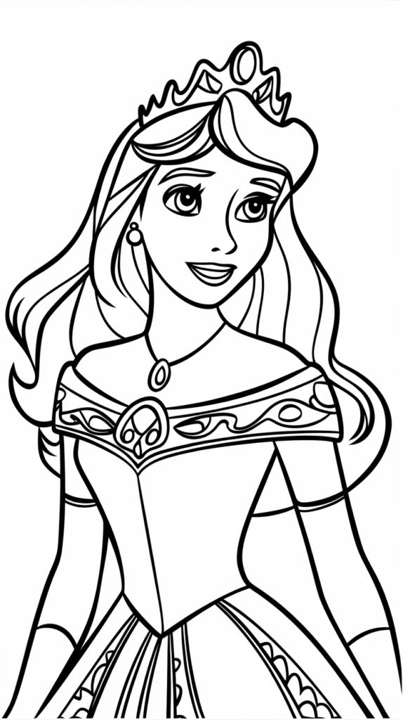 Free Printable Princess Coloring Pages - 20 Pages PDF Download