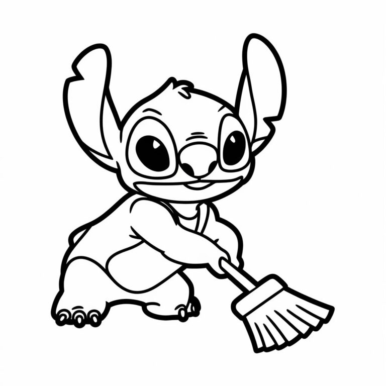 65 Free Stitch Coloring Pages - Printable PDF Download for Kids