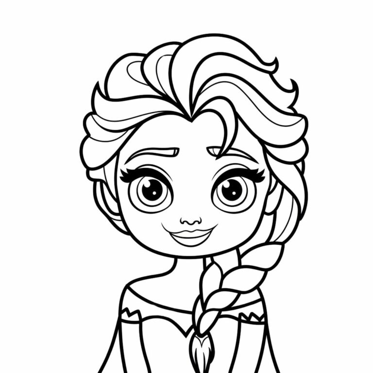 Free Printable Elsa Coloring Pages – 51 Pages for Download (PDF)