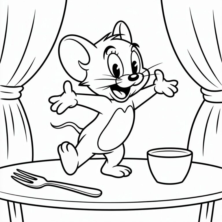 Free Printable Mouse Coloring Pages – 23 Cute Mouse Pictures to Color