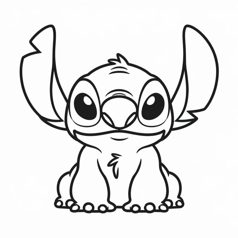 65 Free Stitch Coloring Pages - Printable PDF Download for Kids